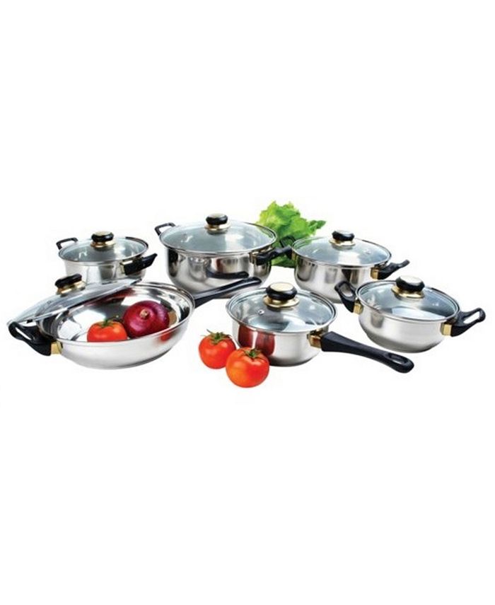 Alpine Cuisine Cookware Set, 12 Pieces - Macy's