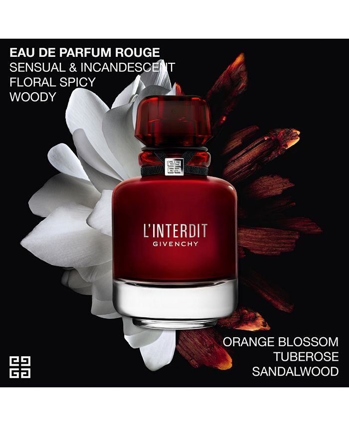Givenchy L'Interdit Eau de Parfum Rouge Spray, 2.7-oz. & Reviews ...
