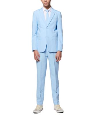 OppoSuits Big Boys 3-Piece Cool Solid Suit Set - Macy's