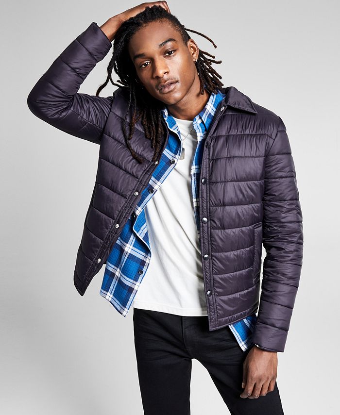 And Now This Men's Lightweight Puffer Jacket - Macy's