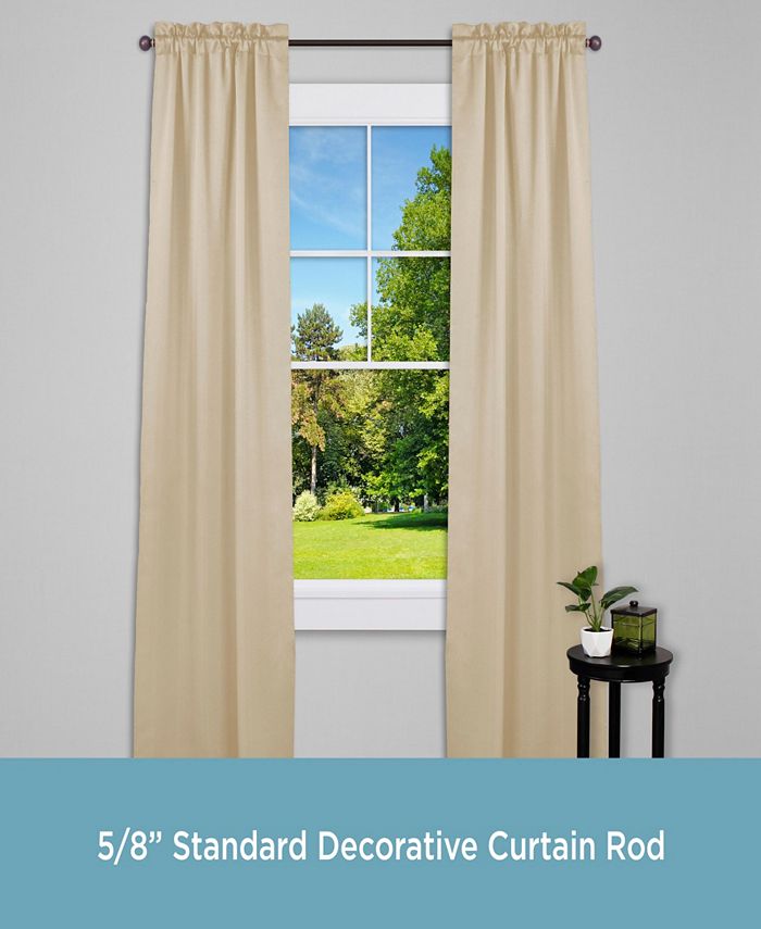 Kenney Alanis Standard Decorative Window Curtain Rod, 48" x 86" - Macy's