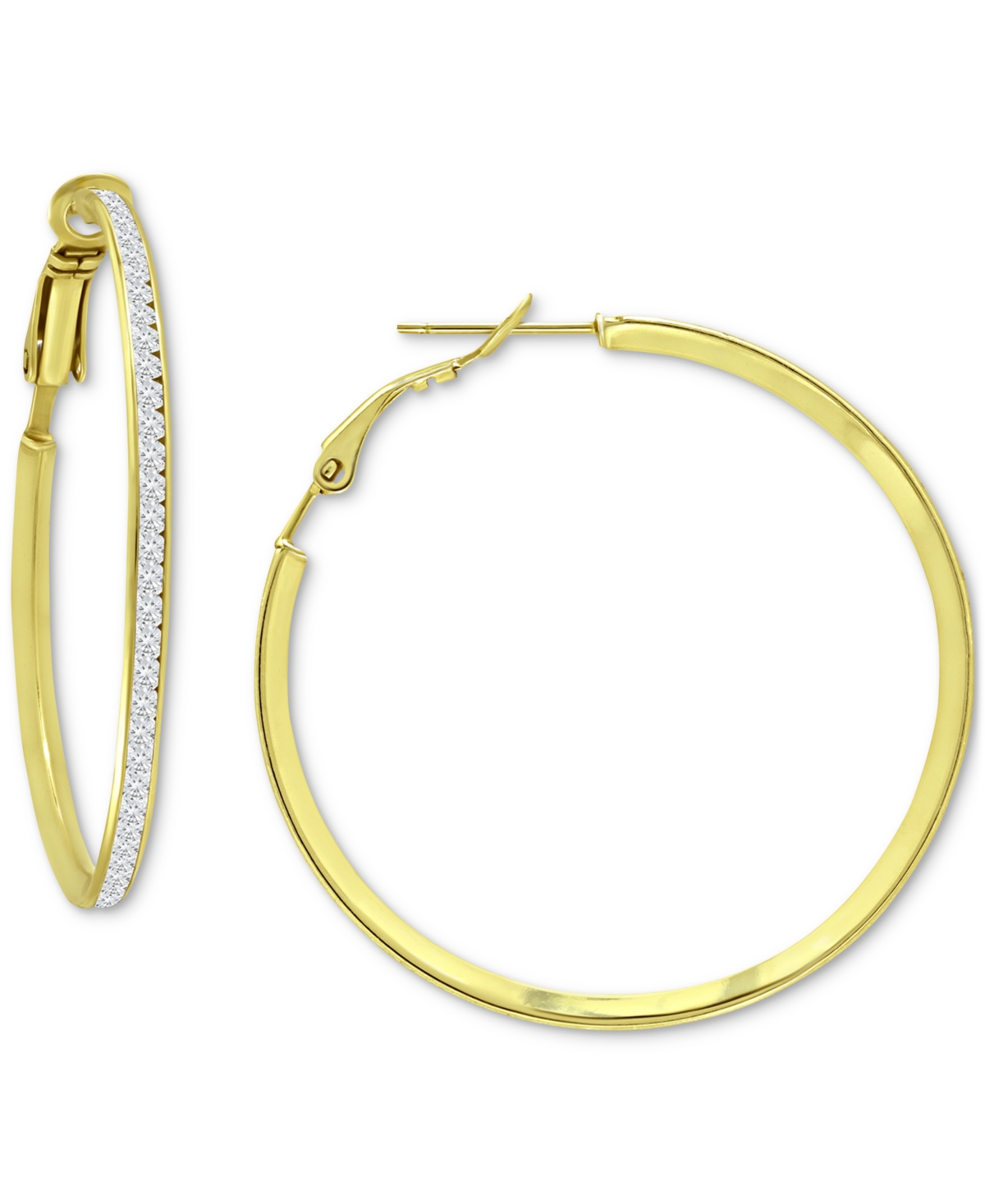 Click here for Giani Bernini Cubic Zirconia Medium Hoop Earrings... prices