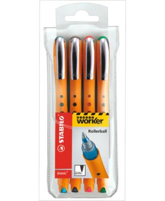 STABILO Bionic Worker Pen Set, 4 Pieces - Macy's