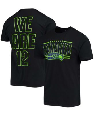 Junk Food Men's Black Seattle Seahawks Slogan 2-Hit T-shirt - Macy's
