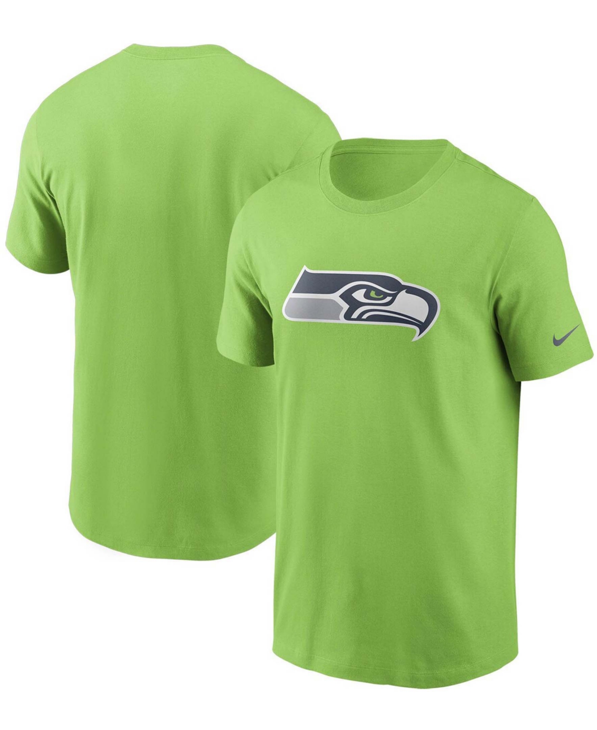 Click here for Mens Neon Green Seattle Seahawks Primary Logo T-sh... prices