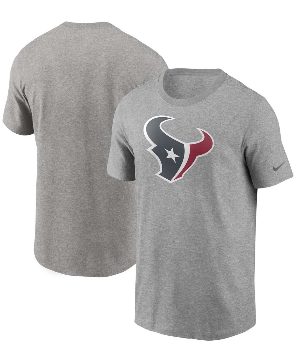 Click here for Mens Heathered Gray Houston Texans Primary Logo T-... prices