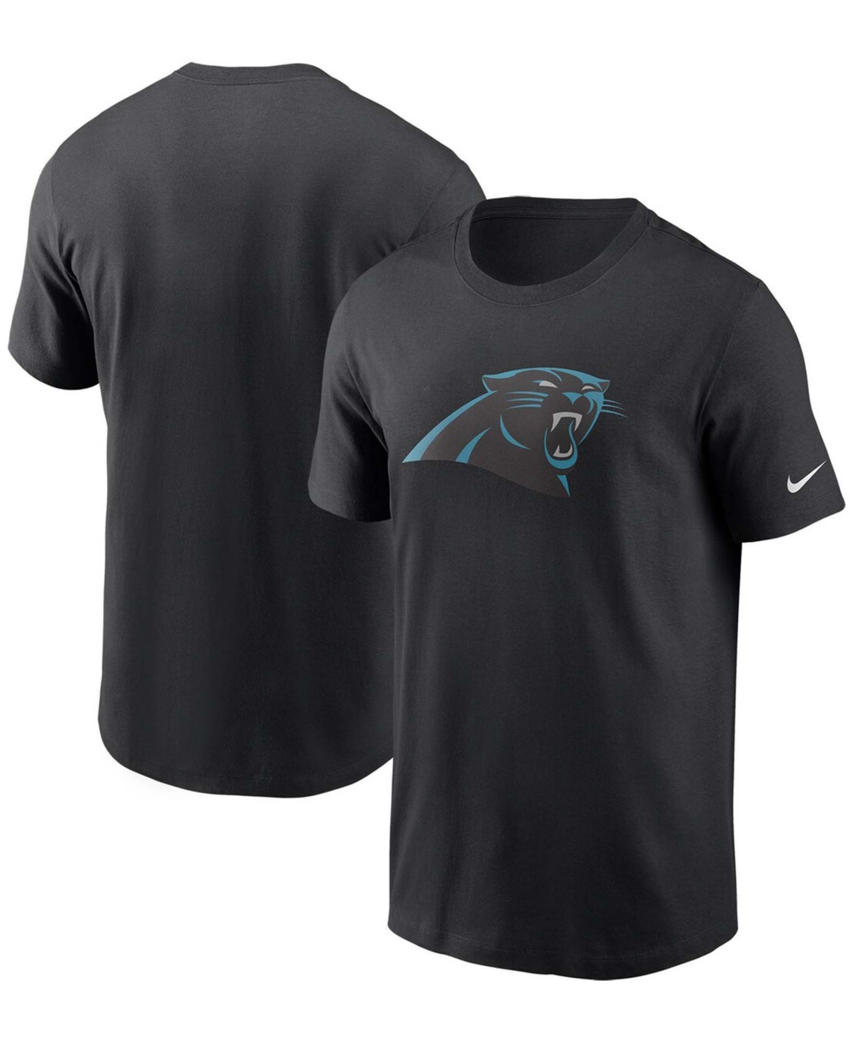 Click here for Mens Black Carolina Panthers Primary Logo T-shirt... prices