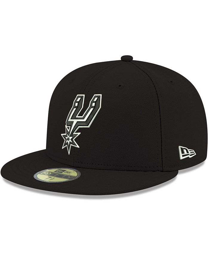 New Era Men's San Antonio Spurs Official Team Color 59FIFTY Fitted Cap ...