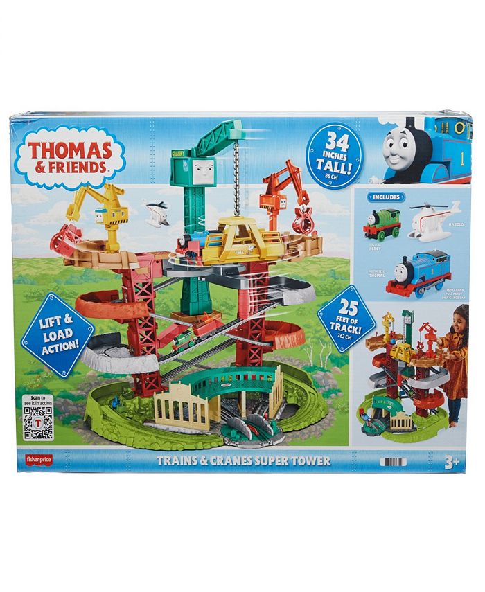 Thomas the Train Thomas and Friends Trains and Cranes Super Tower Playset - Macy's