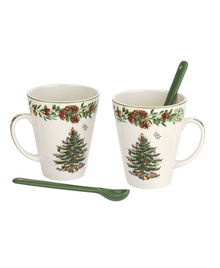 Spode 2021 Annual Mug and Spoon Set, 4 Piece - Macy's