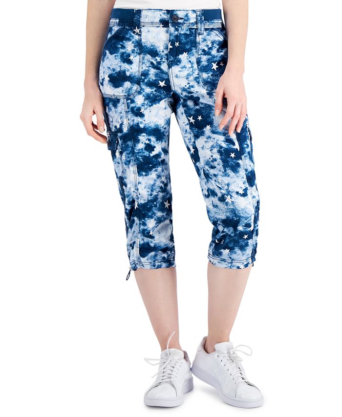 Style & Co Petite Cropped Bungee-Hem Pants, Created for Macy's - Macy's