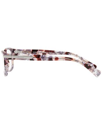 COACH HC6065 Women's Rectangle Eyeglasses - Macy's