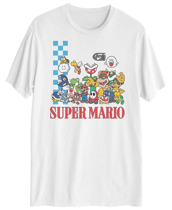 Hybrid Apparel Men's Super Mario Short Sleeve Graphic T-shirt - Macy's