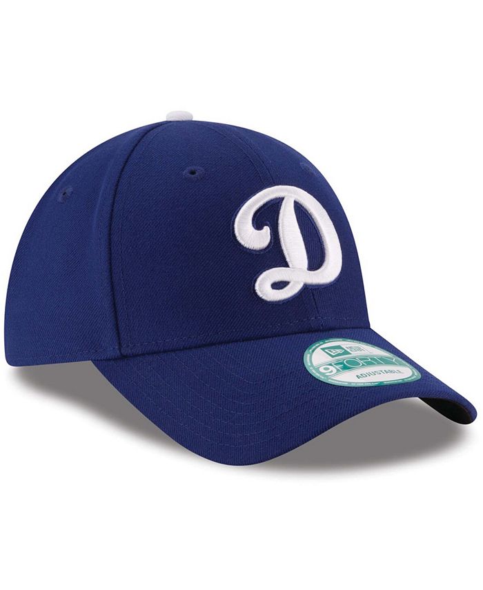 New Era Men's Royal Los Angeles Dodgers Script D Logo The League 9FORTY ...