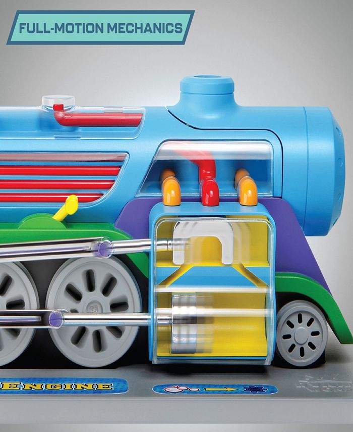 Ryan's World Mechanical Train Steam Engine Locomotive Assembly Set - Macy's