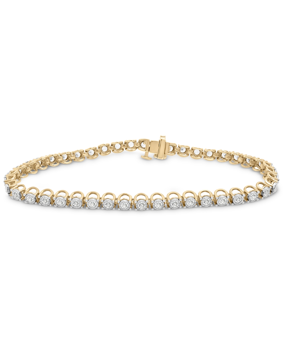 Click here for Diamond Tennis Bracelet (2 ct. t.w.) in 14k Gold -... prices