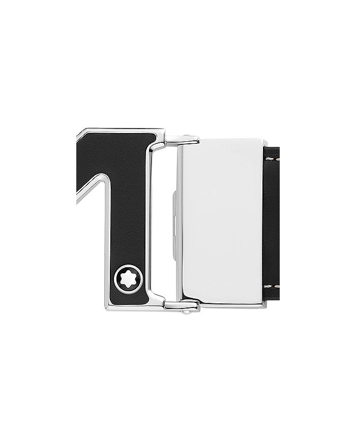 Montblanc Men's Reversible Leather M Buckle Belt - Macy's