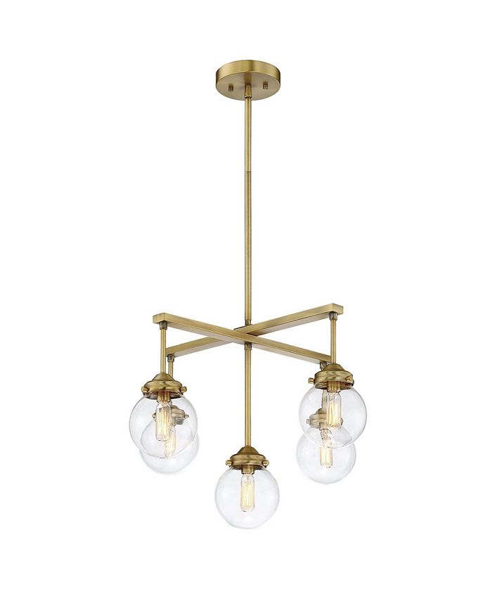 Meridian Lighting Midcentury Orb 5-Light Chandelier - Macy's