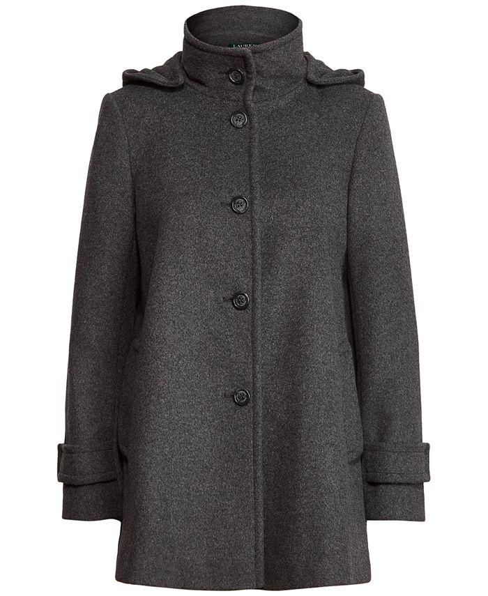 Lauren Ralph Lauren Women's Hooded Walker Coat, Created for Macy's ...