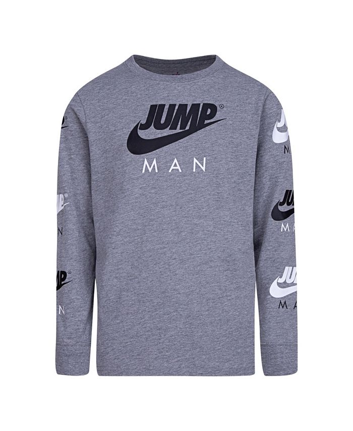 Jordan Little Boys Jumpman Triple Threat Logo Graphic T-shirt - Macy's
