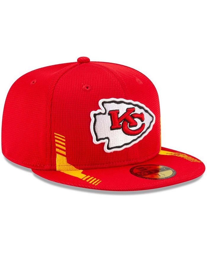 New Era Men's Red Kansas City Chiefs 2021 NFL Sideline Home 59Fifty ...