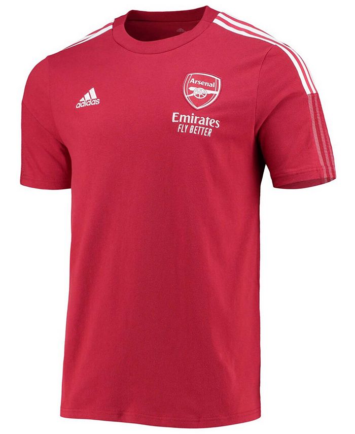 adidas Men's Maroon Arsenal Team Training T-shirt - Macy's