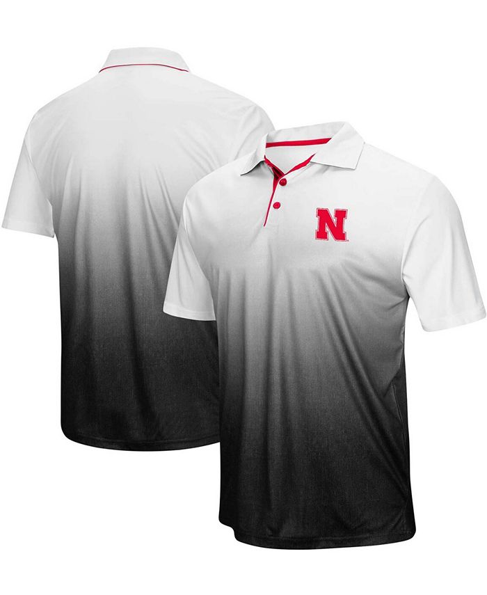Colosseum Men's Heather Gray Nebraska Huskers Magic Team Logo Polo ...