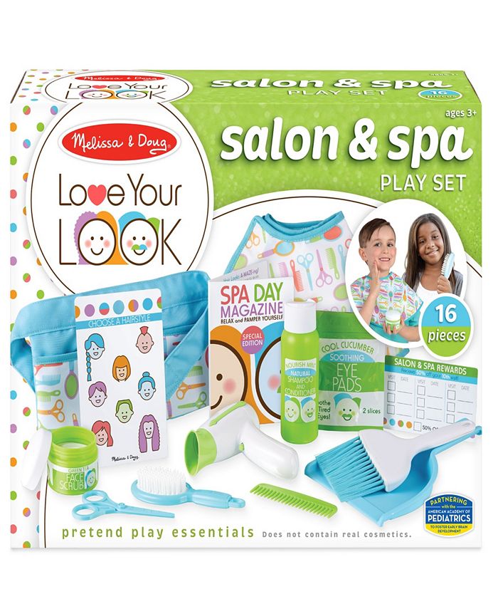 Melissa and Doug Love Your Look - Salon and Spa Play Set - Macy's