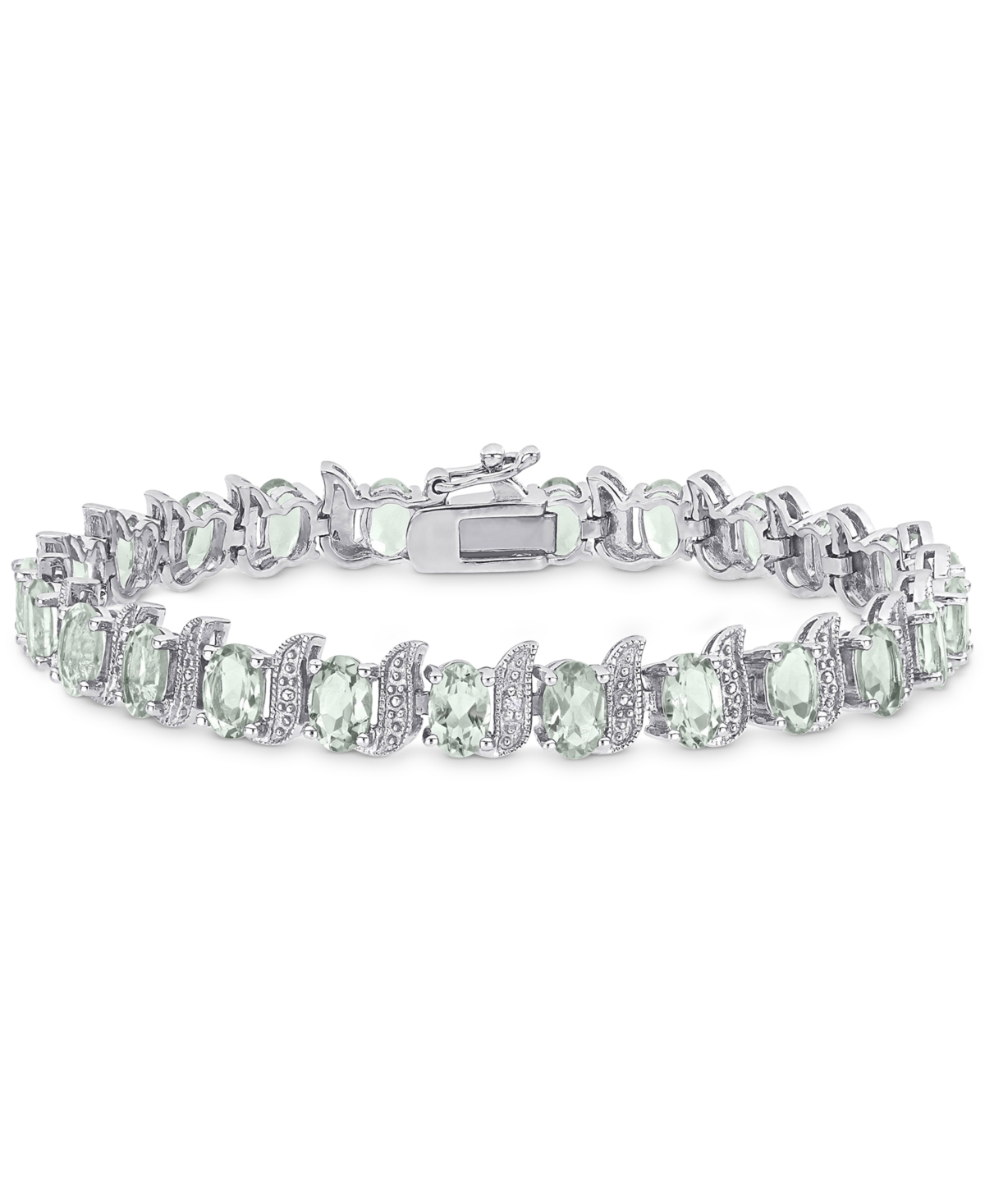 Click here for Aquamarine (9-5/8 ct. t.w.) & Diamond Accent S Lin... prices