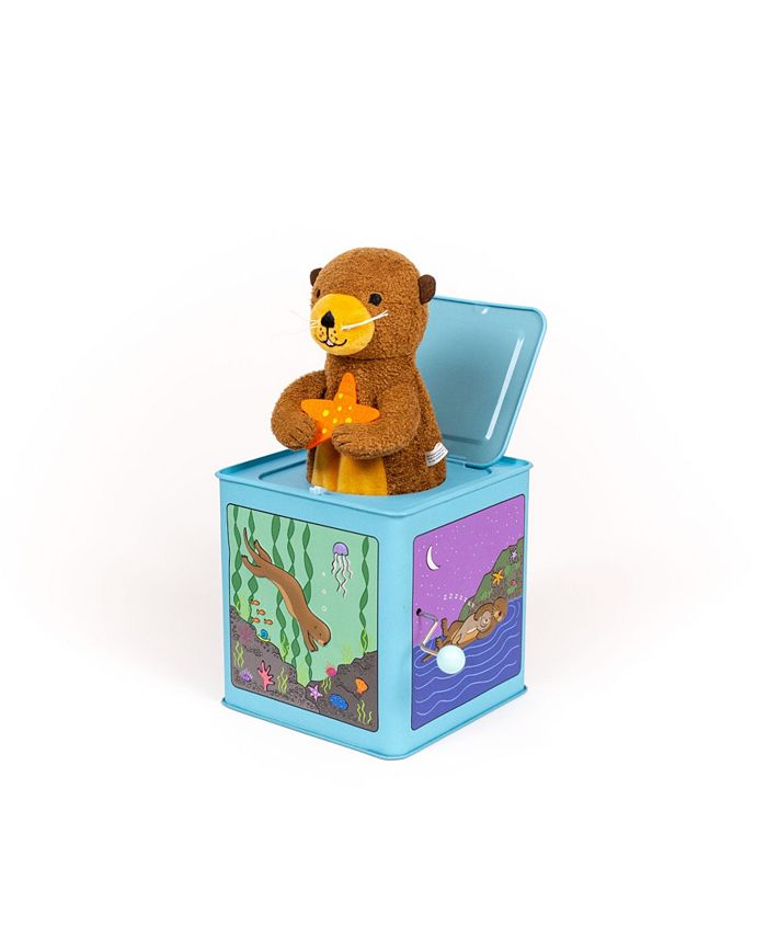 Jack Rabbit Creations Jack in the Box Toy for Kids with Plush Otter ...