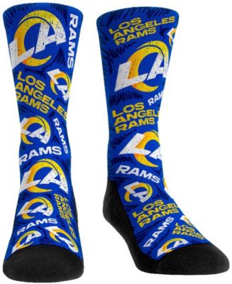 Men's Los Angeles Rams Logo Sketch Multi Crew Socks - Macy's