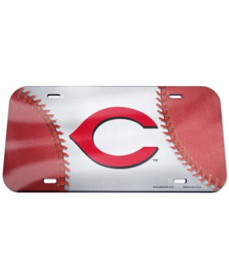 Multi Cincinnati Reds Ball Crystal Mirror License Plate - Macy's