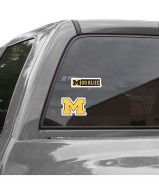 Wincraft Navy Blue, Maize Michigan Wolverines Die-Cut Decals Pair - Macy's