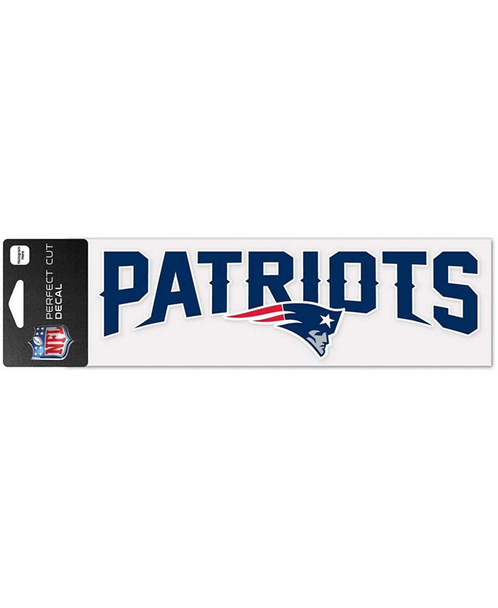 Wincraft Multi New England Patriots 3" x 10" Logo Name Perfect Cut ...