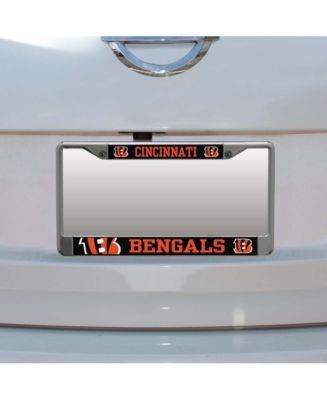 Multi Cincinnati Bengals Small Over Large Mega License Plate Frame - Macy's
