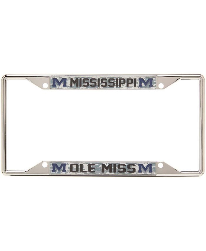 Stockdale Multi Ole Miss Rebels Digital Camo Acrylic Inlay License ...
