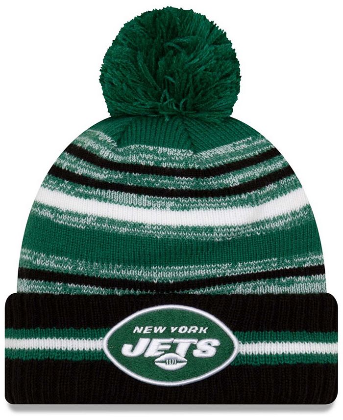 New Era Men's New York Jets 2021 NFL Sideline Sport Official Knit Hat ...