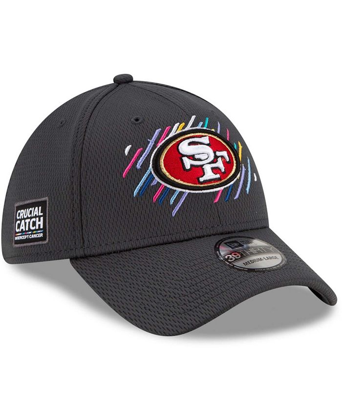 New Era Men's San Francisco 49ers 2021 Crucial Catch 39THIRTY Flex Cap ...