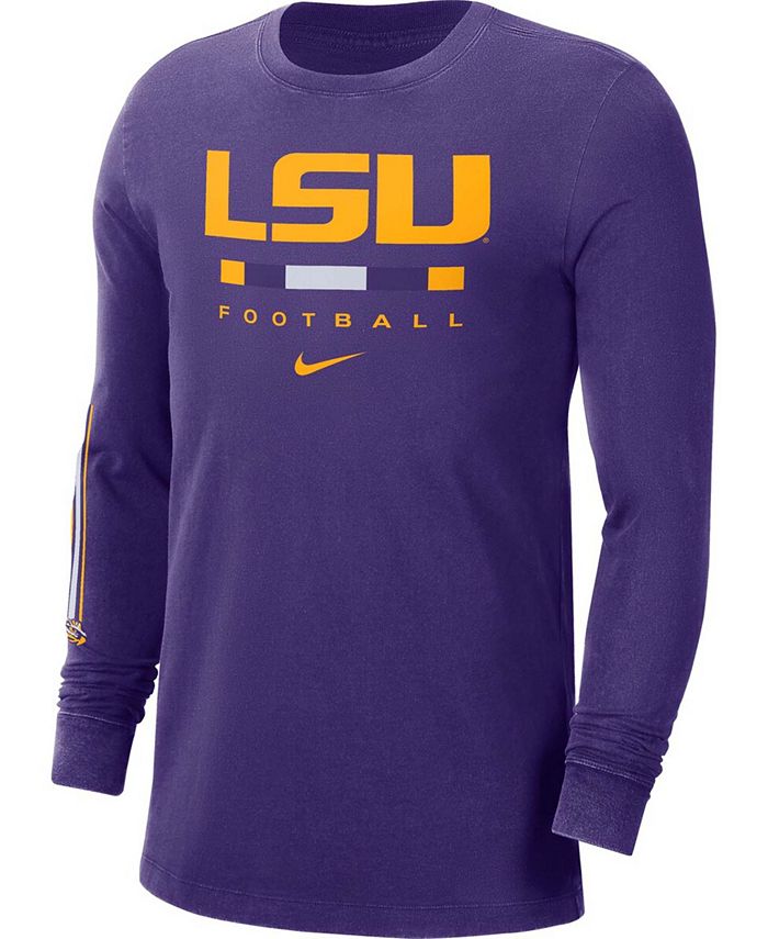 Nike Men's LSU Tigers Word Long Sleeve T-Shirt - Macy's