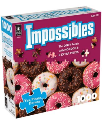 BePuzzled Impossible Puzzle - Yes, Please Donuts - 1000 Piece - Macy's