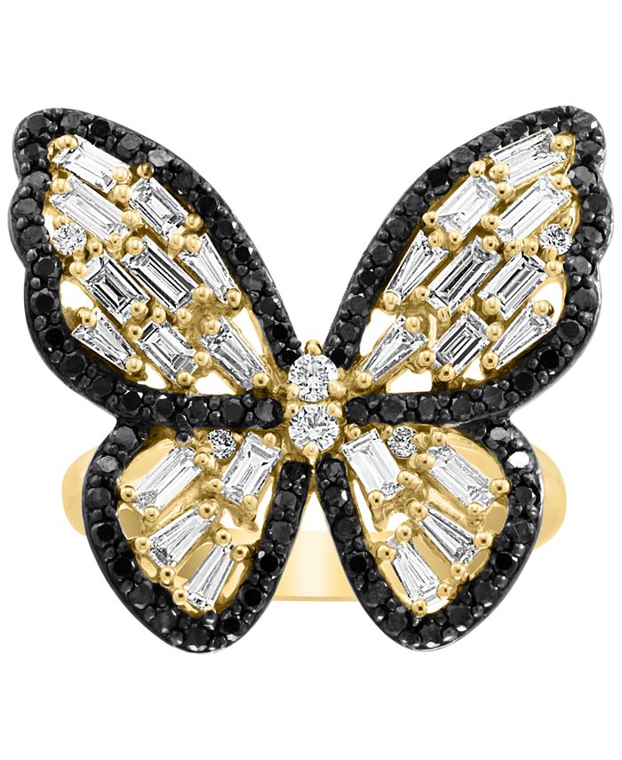 EFFY Collection EFFY® White Diamond (1-3/8 ct. t.w.) & Black Diamond (1 ...