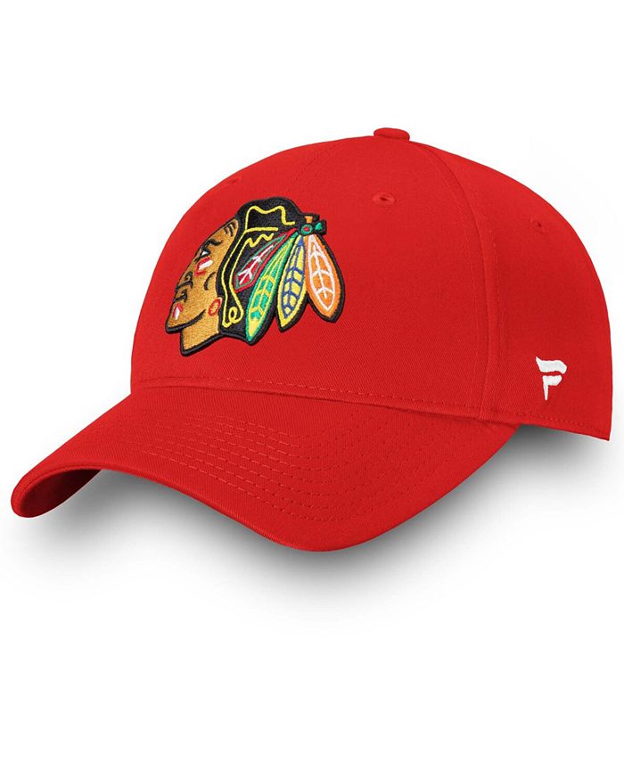 Fanatics Men's Red Chicago Blackhawks Core Adjustable Hat - Macy's