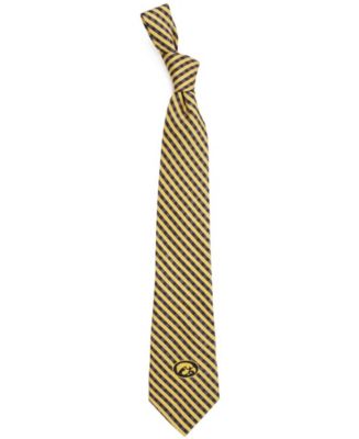 Eagles Wings Iowa Hawkeyes Gingham Yellow Tie - Macy's