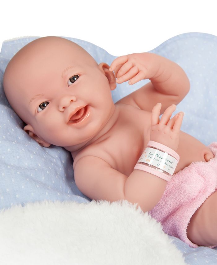 JC TOYS La Newborn 15" Real Girl Baby Doll with Pet Cat Set, 10 Pieces ...