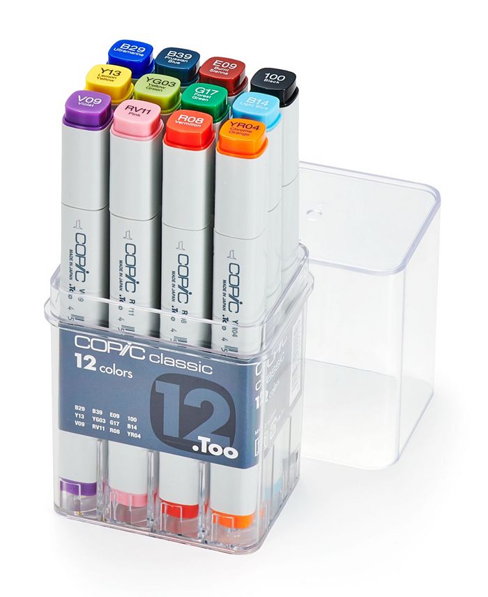 Copic Classic Basic Marker Set, 12 Colors - Macy's
