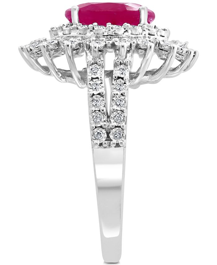EFFY Collection EFFY® Ruby (1-7/8 ct. t.w.) & Diamond (1/4 ct. t.w ...