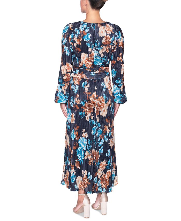 Rachel Rachel Roy Pleated Floral Print Maxi Dress Macys