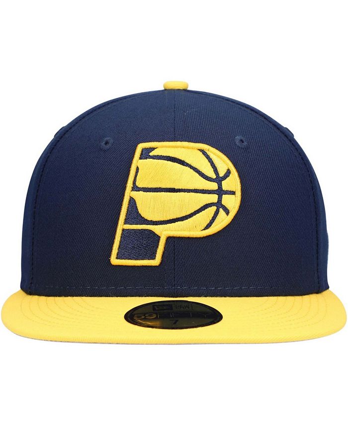 New Era Men's Navy Indiana Pacers 2021 NBA Draft 59FIFTY Fitted Hat ...
