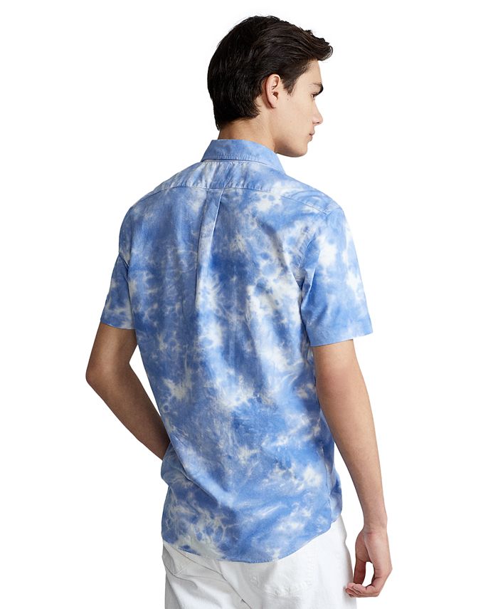Polo Ralph Lauren Men's Classic-Fit Tie-Dye Oxford Shirt - Macy's