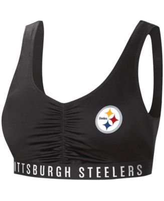 Women's Black Pittsburgh Steelers All-Star Bikini Top - Macy's